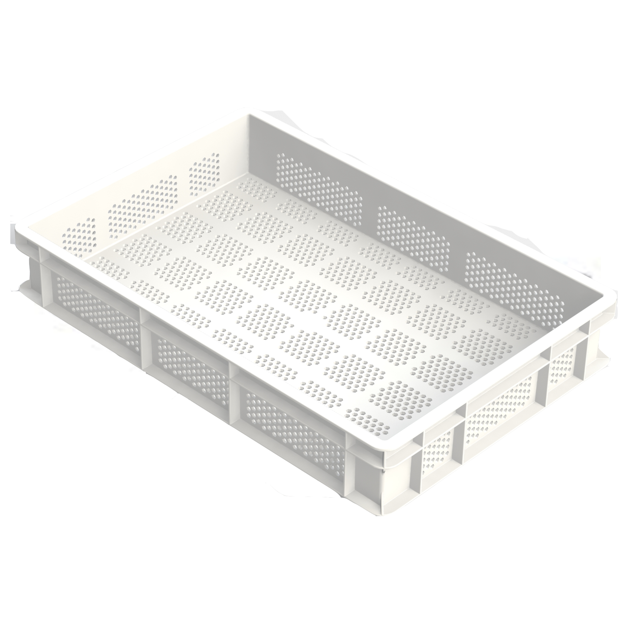 Euro Pizza Dough Proofing Tray Stackable 600 x 400 x 100H Perforated ...