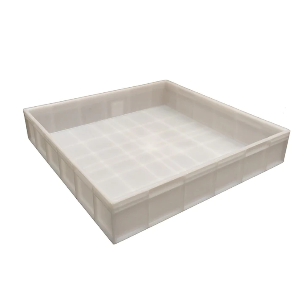 Square Stacking Container / Pizza Confectionery Dough Tray Freezable ...