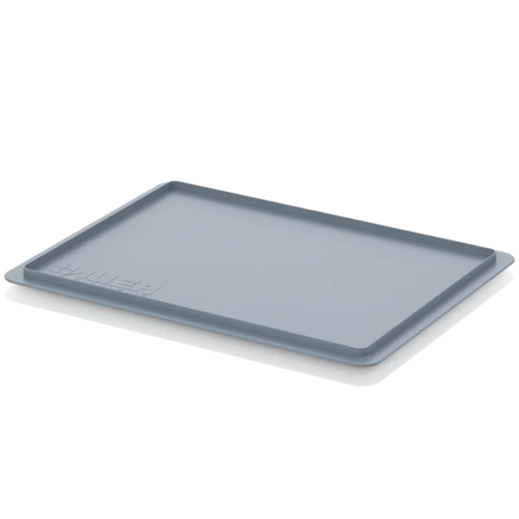 Pizza Dough tray Lid Grey 400 x 300 - CaterServeUK
